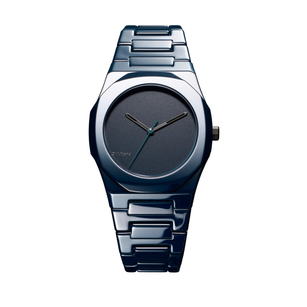 Unisex Ceramic Blue Watch